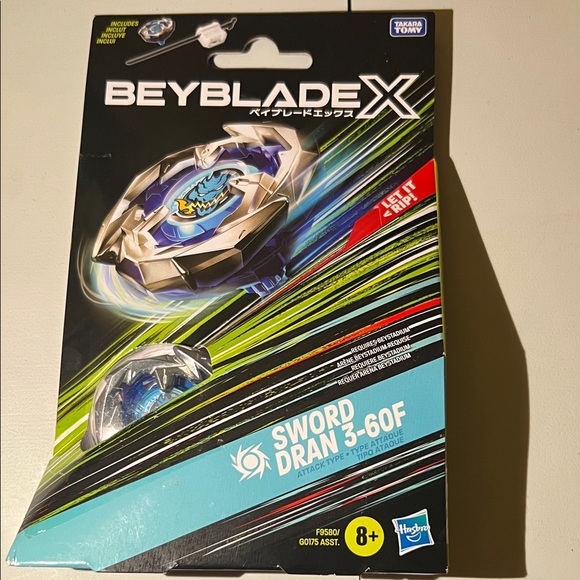 Hasbro | Toys | Hasbro Beyblade X Sword Dran 36f Attack Type Blue ...